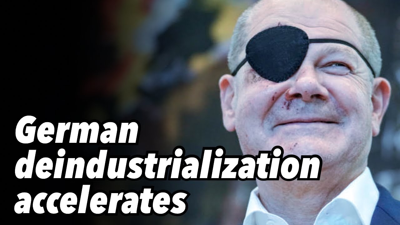 German deindustrialization accelerates - YouTube
