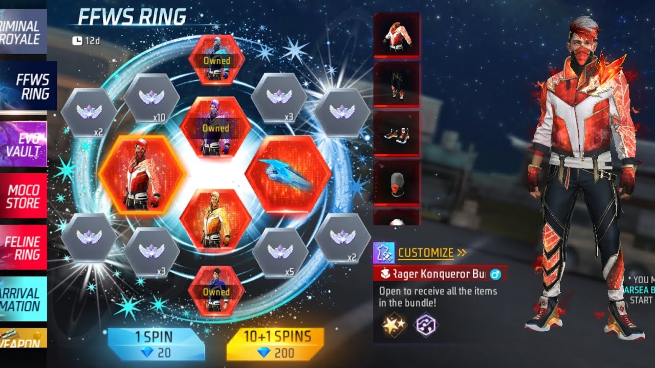 FFWS RING EVENT FREE FIRE | FFWS LEGENDARY BUNDLE RETURN | FF NEW EVENT ...