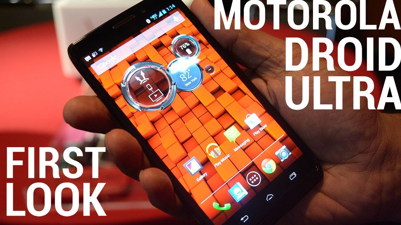 Motorola Droid Ultra - First Look! - YouTube
