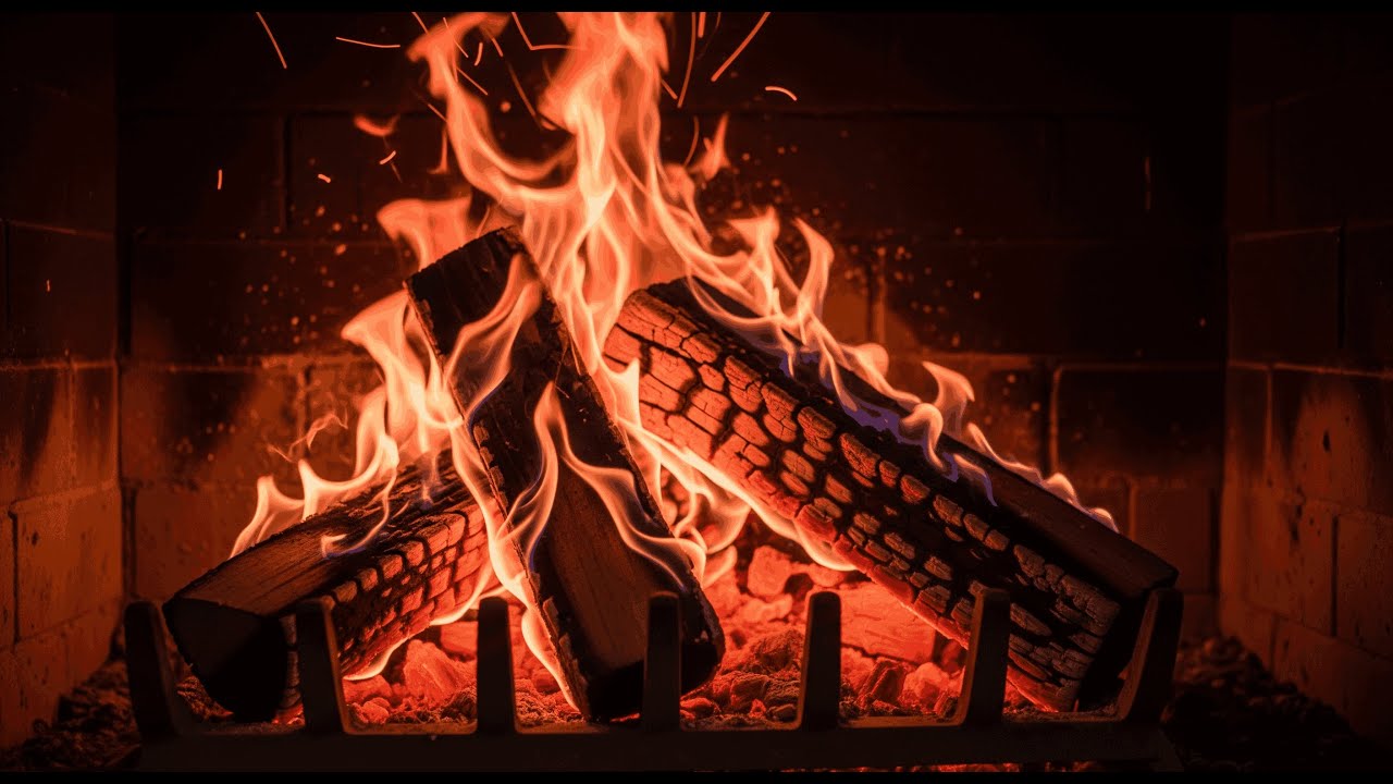 Fuego Crepitante Relajante para Dormir Mejor y Sentir la Calidez del ...