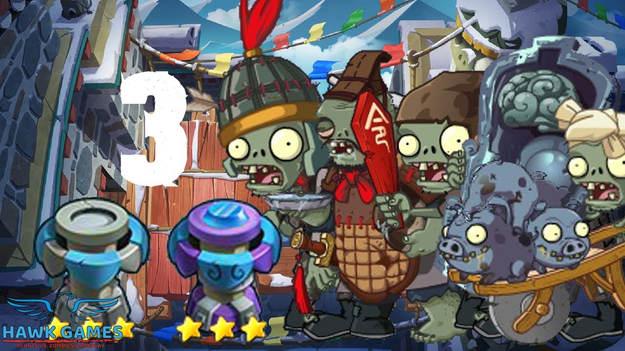 PvZ Online - Adventure Mode - Snow on line 3 | @peacannon - YouTube