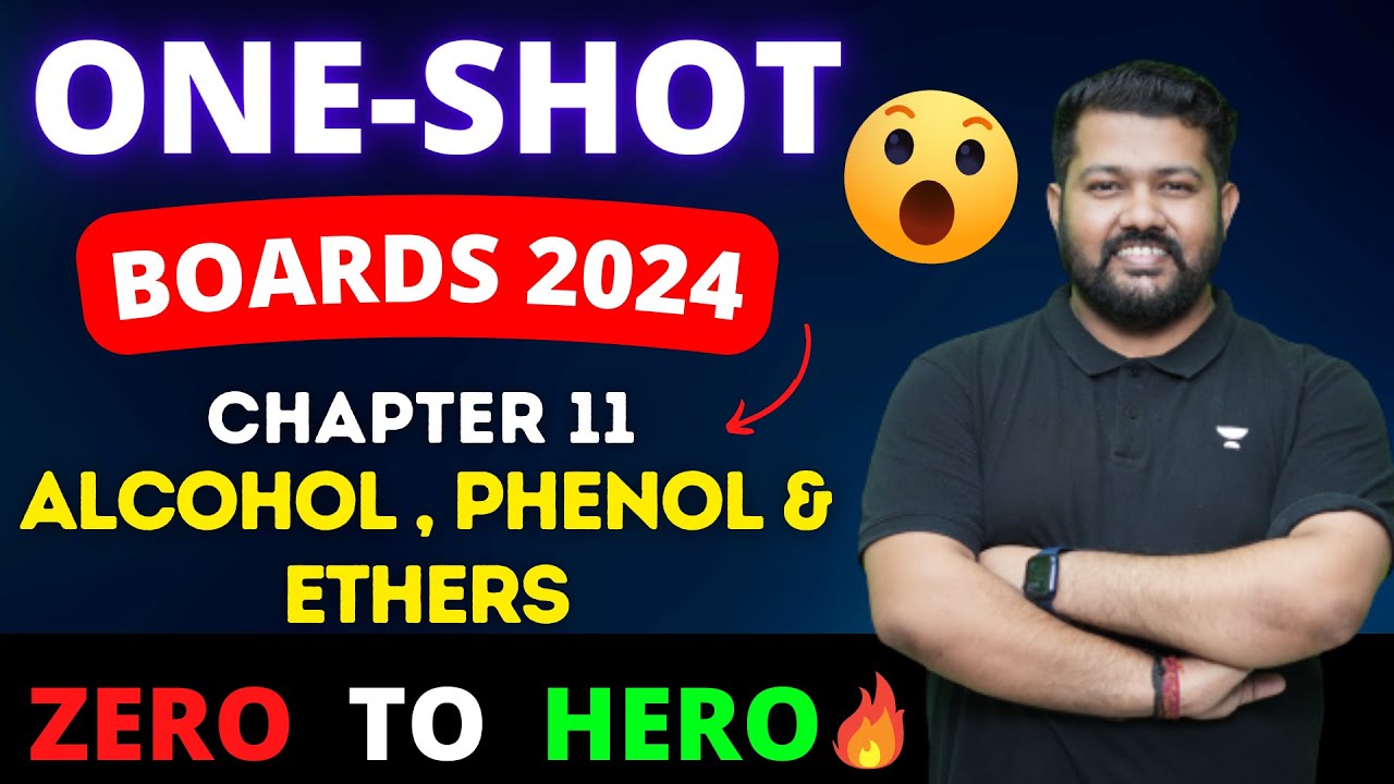 Alcohols, Phenols & Ethers | Full Chapter in One Shot | Class 12 ...