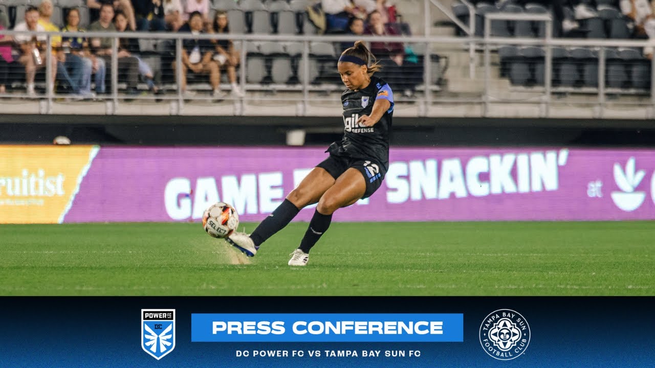 Claire Constant - Pre Match Conference DCvsTampa - YouTube