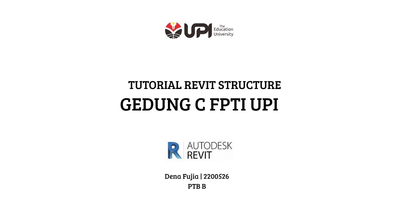 TUTORIAL REVIT STRUCTURE GEDUNG C FPTI UPI - YouTube