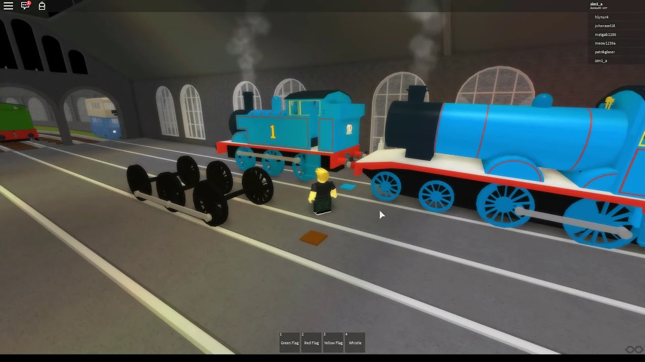 Thomas the tank engine Crashes - Roblox train - YouTube