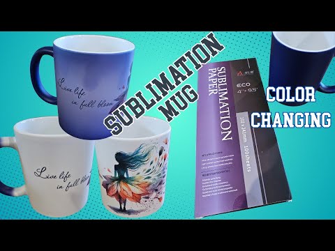 How to Make a Color Changing Mug with Sublimation - YouTube