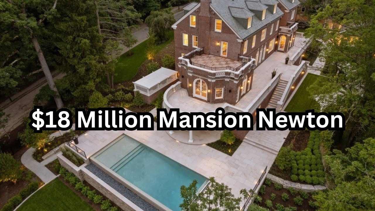 Step Inside a Custom Built $18 Million Mansion in Newton! - YouTube