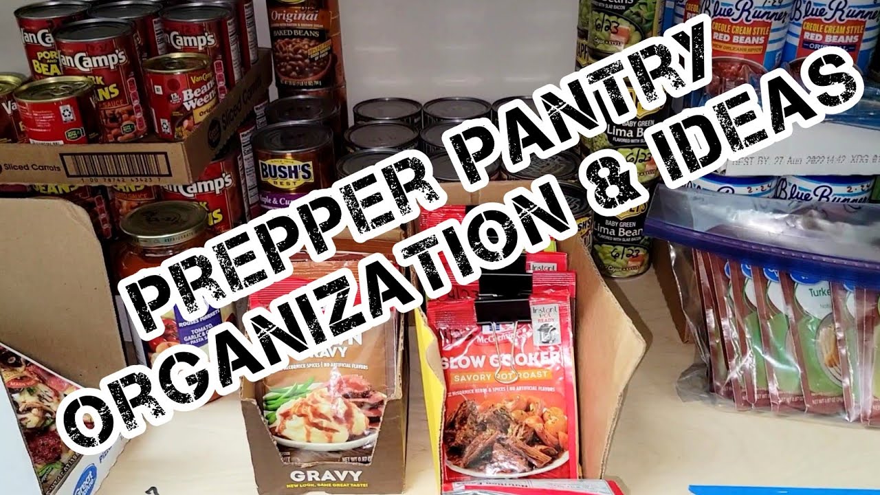 Prepper Pantry Organization | The Best Way to Stay Organized - YouTube