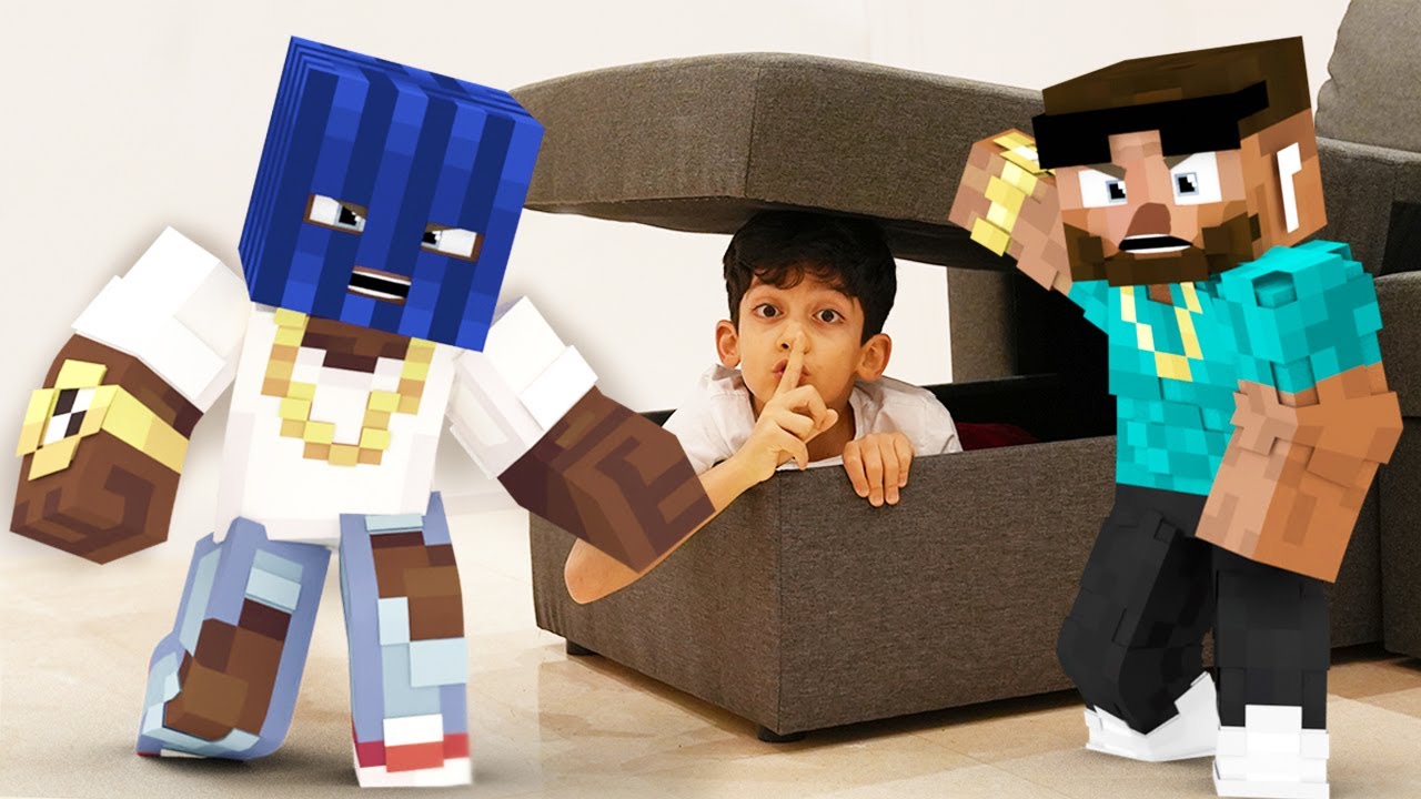 Jason funny story about Minecraft kids with super car - YouTube