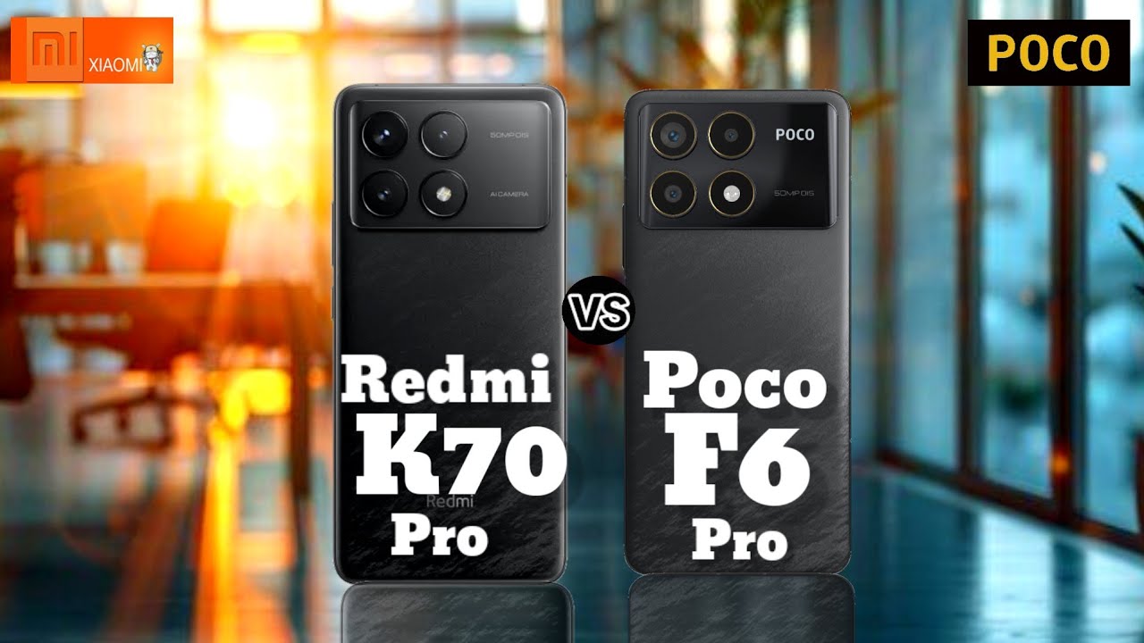 Redmi K70 Pro vs Poco F6 Pro - YouTube