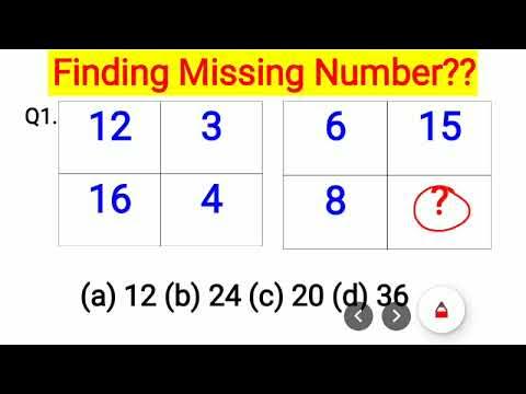 Finding missing number tricks/Finding missing number Reasoning tricks for -All Exams - YouTube
