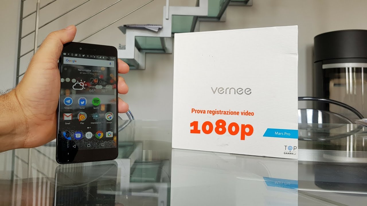 Vernee Mars Pro Registrazione Video in Full HD - YouTube