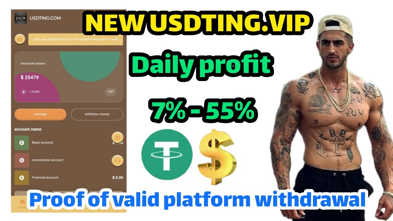 usdting.vip | New platform USDT best | Daily profit 7% - 55% | Proof of ...