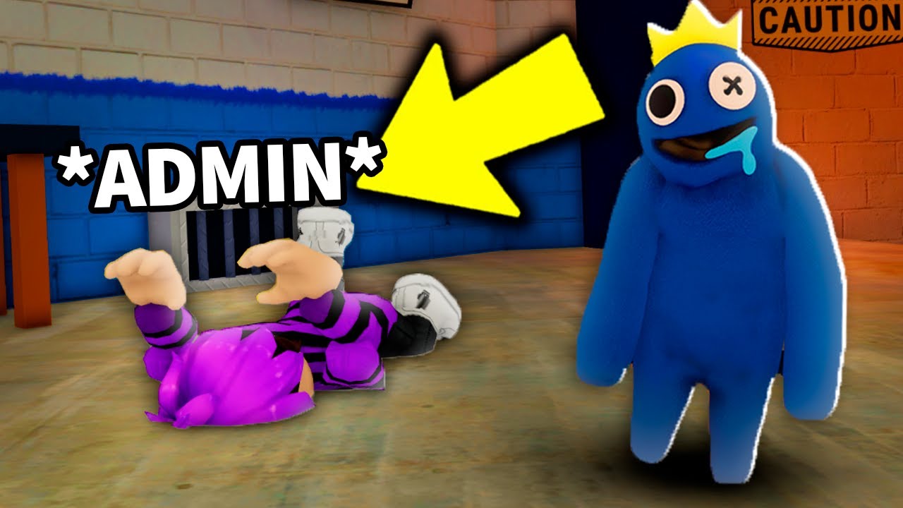 NOVO MODO de ADMIN no RAINBOW FRIENDS - YouTube