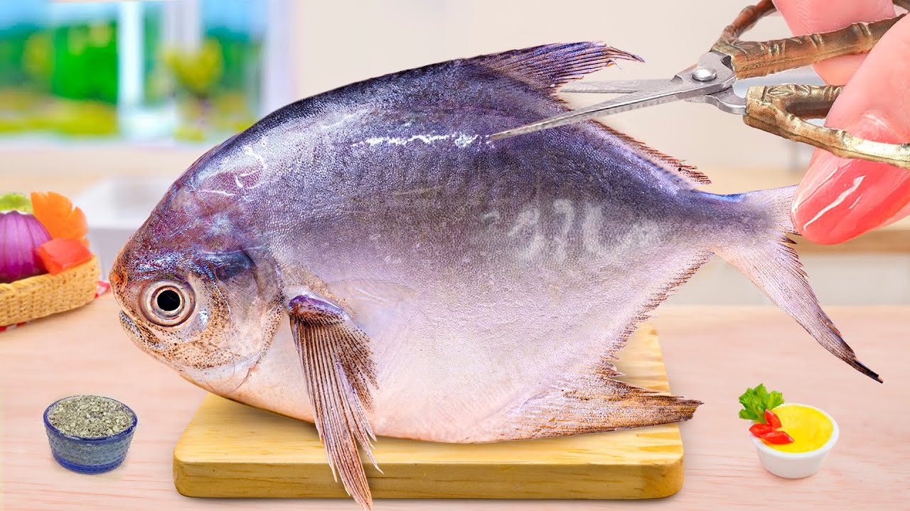 Yummy Miniature Spicy Fish Curry Recipe 🐟 Catching Fish in Nature and ...