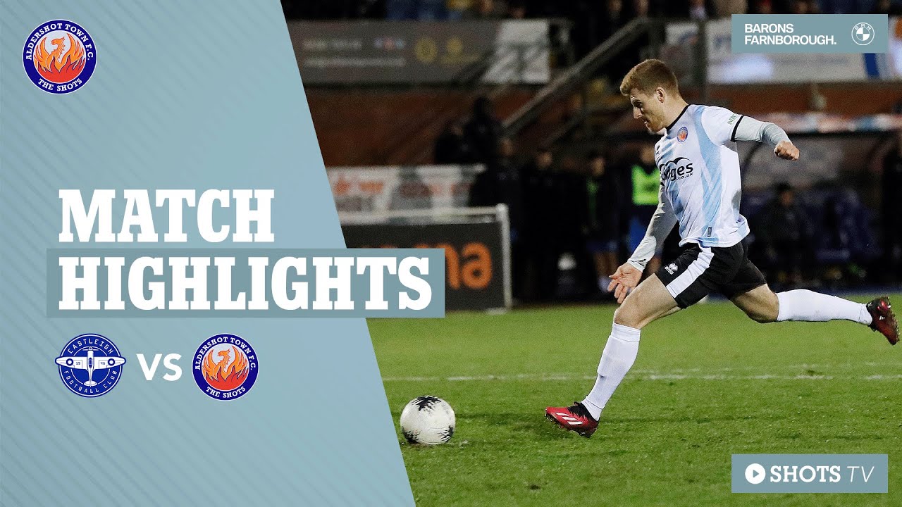 MATCH HIGHLIGHTS: Eastleigh (A) FA Trophy - YouTube