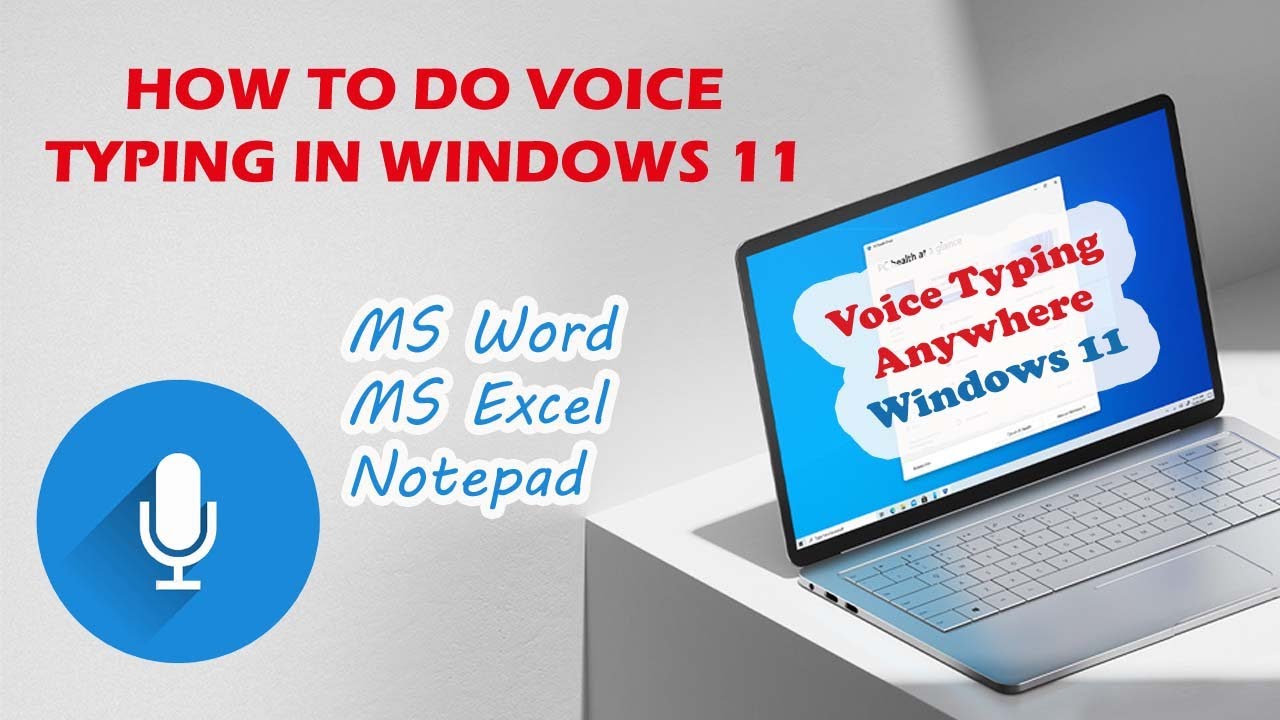 How to Do Voice Typing in Windows 11 || Shortcut Key Voice Typing in ...