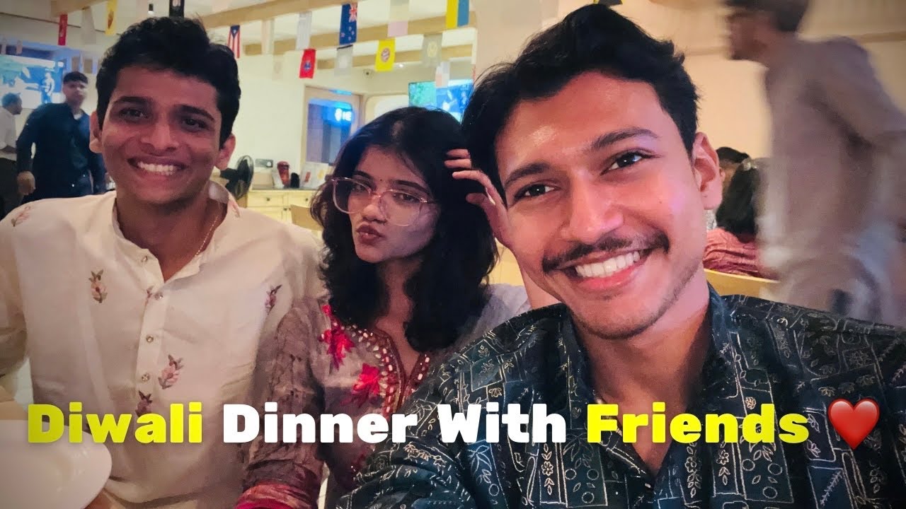 Diwali Dinner With Friends ️ | Diwali Special 🪔 | Dpu Diaries - YouTube