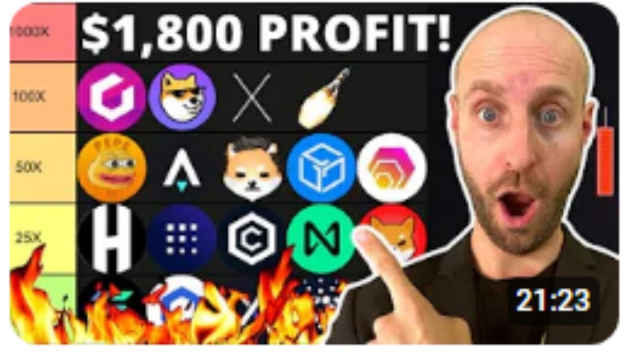 🔥I BOUGHT 24 CRYPTO COINS FOR $100 AND MADE $1,800 ! MUST SEE ...