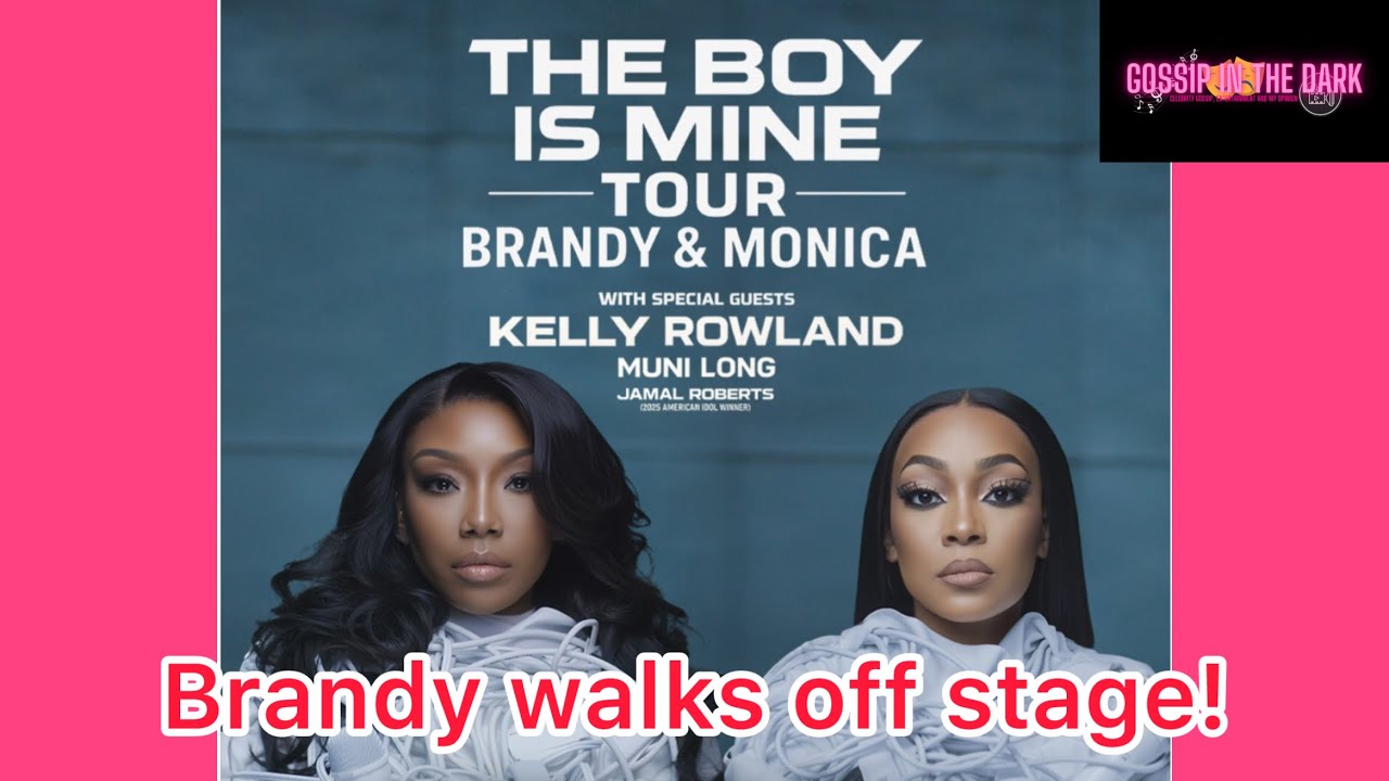Brandy walk off stage during tour. #story #music - YouTube