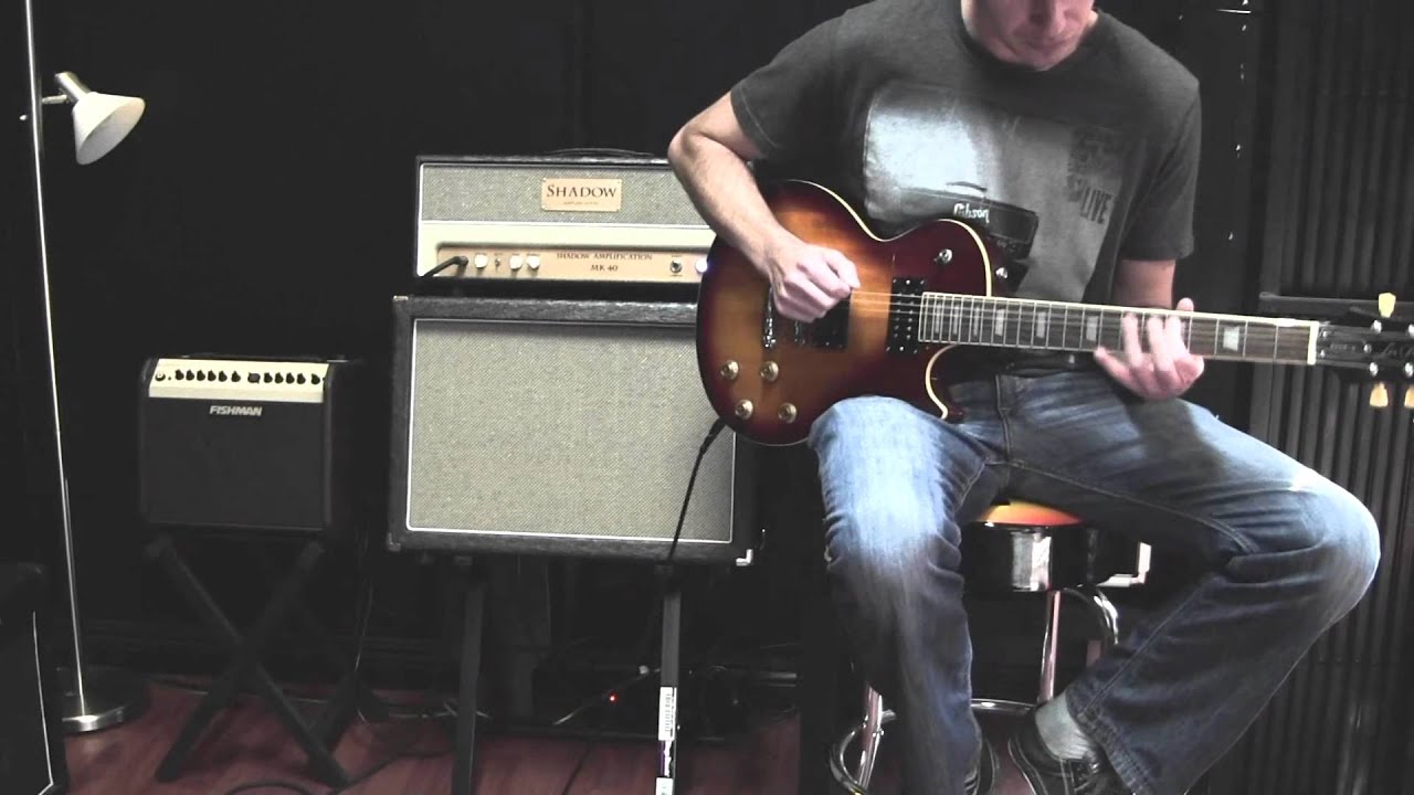Shadow Pro Overdrive + Shadow MK-40 + Les Paul - YouTube