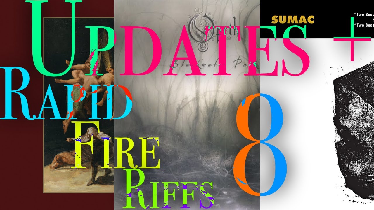 Welcome back to me / updates / (very) rapid fire riffs 8 - YouTube