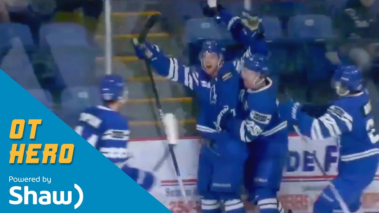 Shaw OT Hero: Thomas Pichette scores in OT to give the Penticton Vees a ...