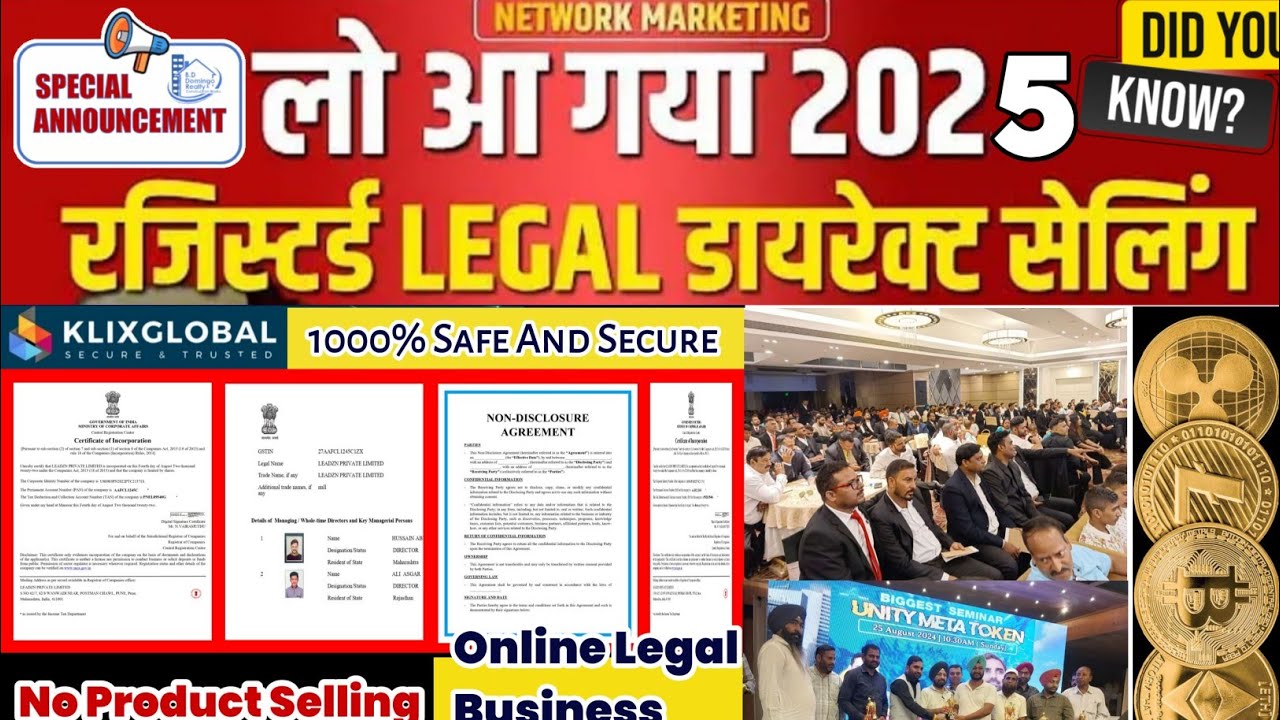 new mlm company 2025 ! new mlm company 2024 ! new mlm plan launch 2025 today ! klix global ...