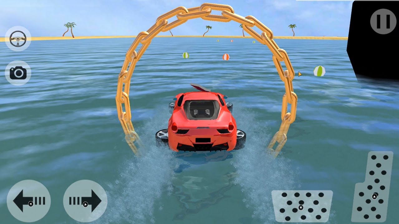 Impossible Stunt of Water Car Race Video Game | Android Gameplay | IOS ...