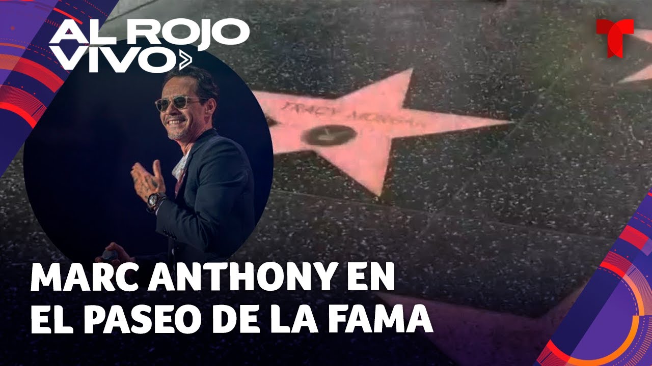 Marc Anthony quedará inmortalizado en el Paseo de la Fama de Hollywood ...