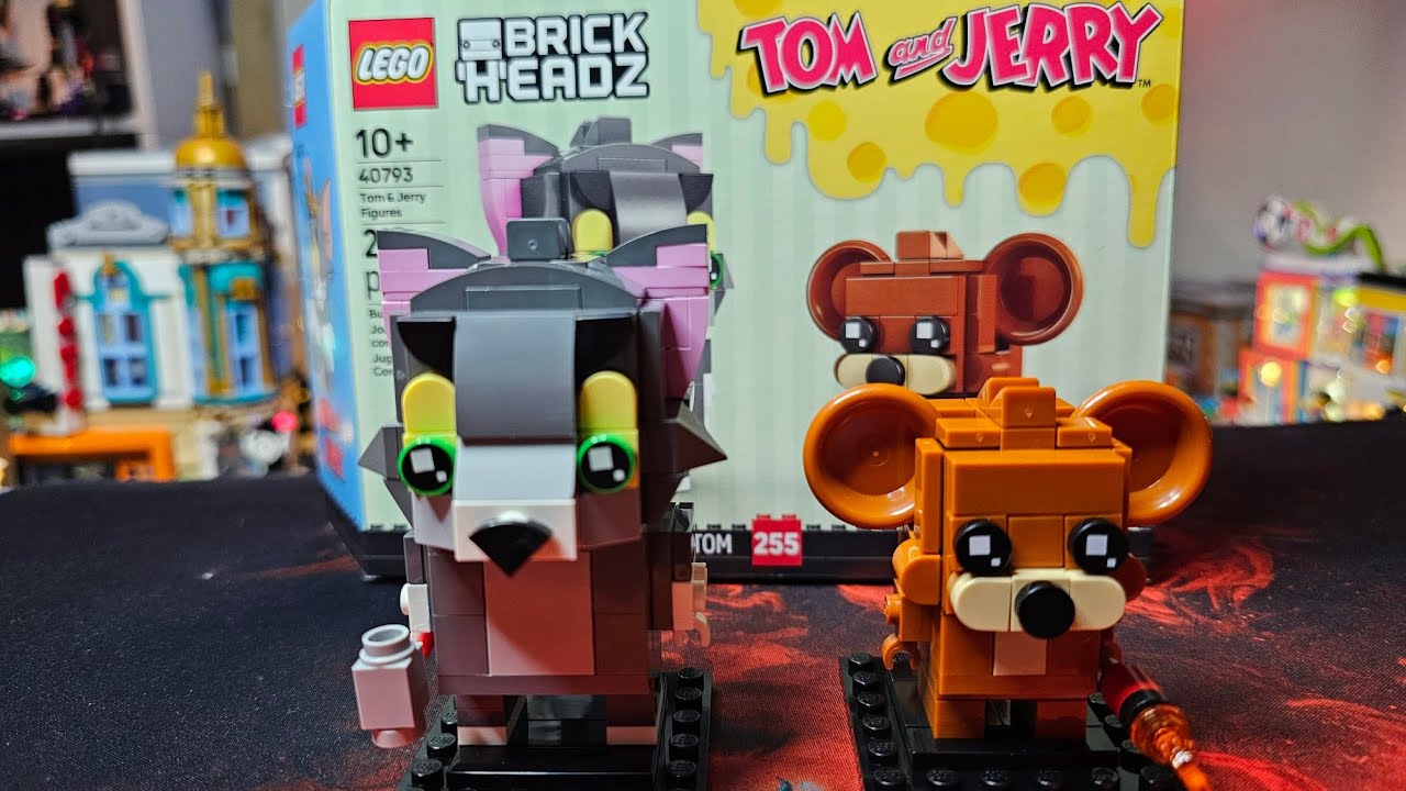 The Very First Lego Tom & Jerry Brickheadz! - YouTube