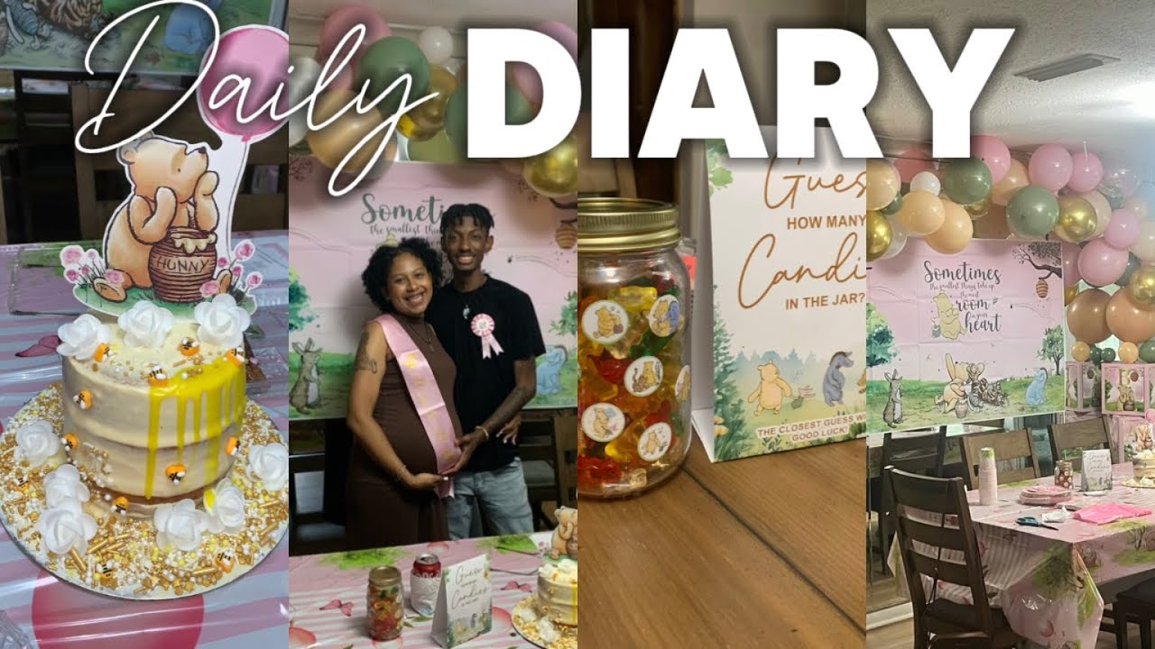 DAILY DIARY: PREPPING FOR MY BABY SHOWER🍼💕 - YouTube