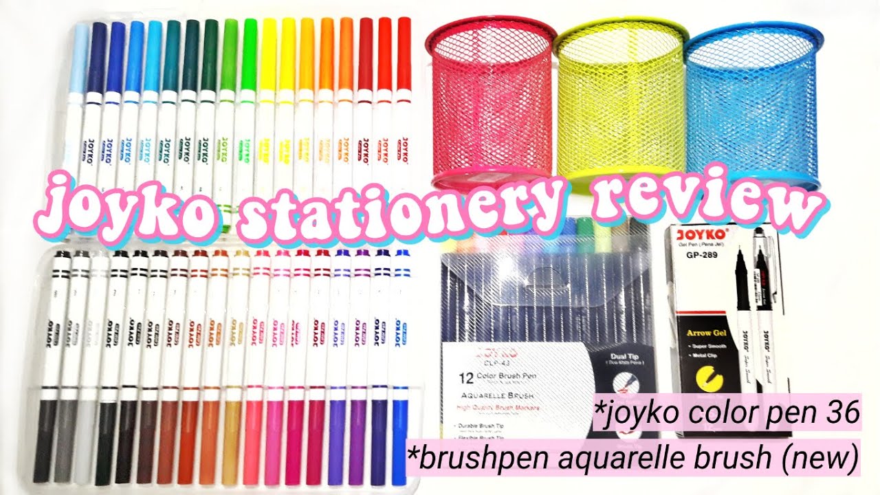 joyko stationery review🌸 | indonesia🇮🇩 - YouTube