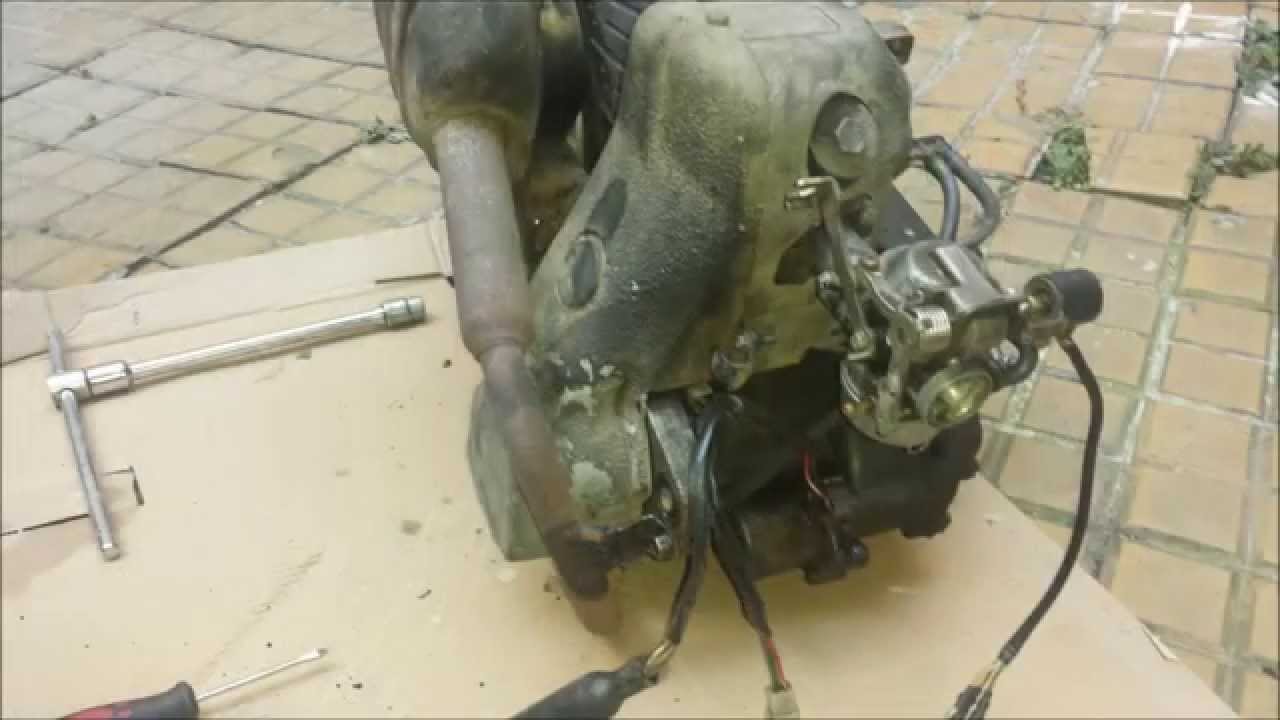 ホンダスペイシー/Honda Spacy 50 (AF02) engine - YouTube