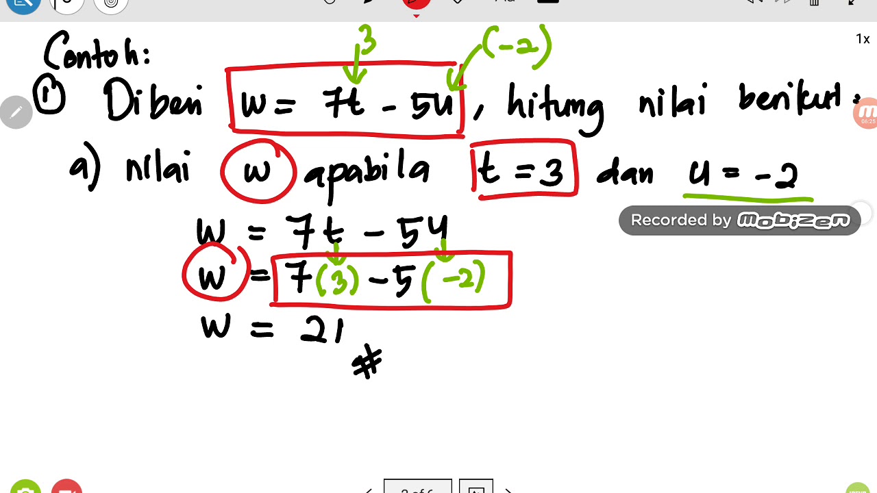 Rumus Algebra 3/3 Tingkatan 2 KSSM - YouTube