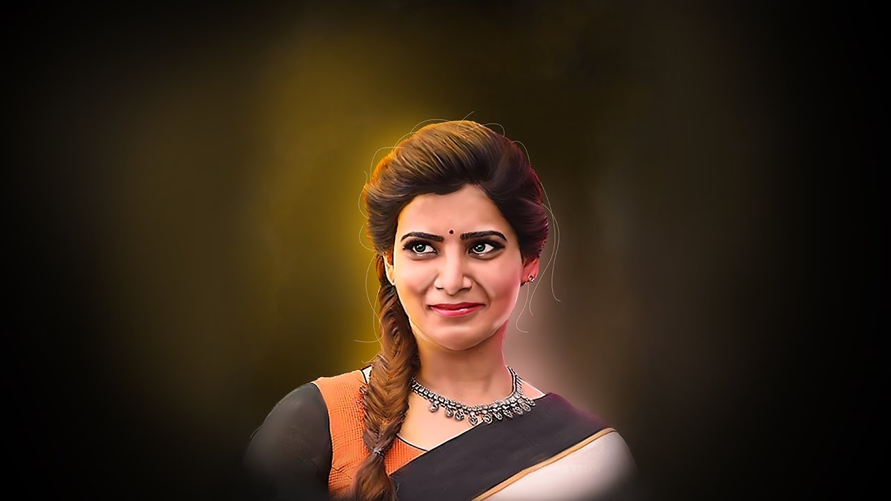 How To Make Oil Paint Photoshop | Samantha Akkineni | (smudge tutorial ...