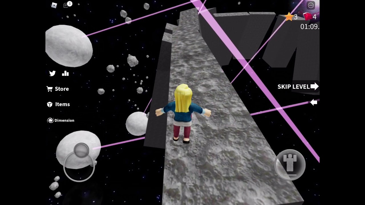 Playing Roblox speed run 4 moon dimension . 1st video - YouTube