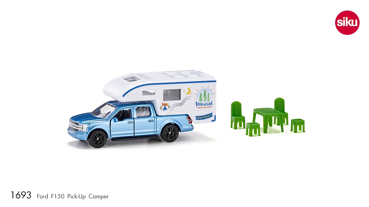 siku 1693 Ford F150 Pick-Up Camper - YouTube