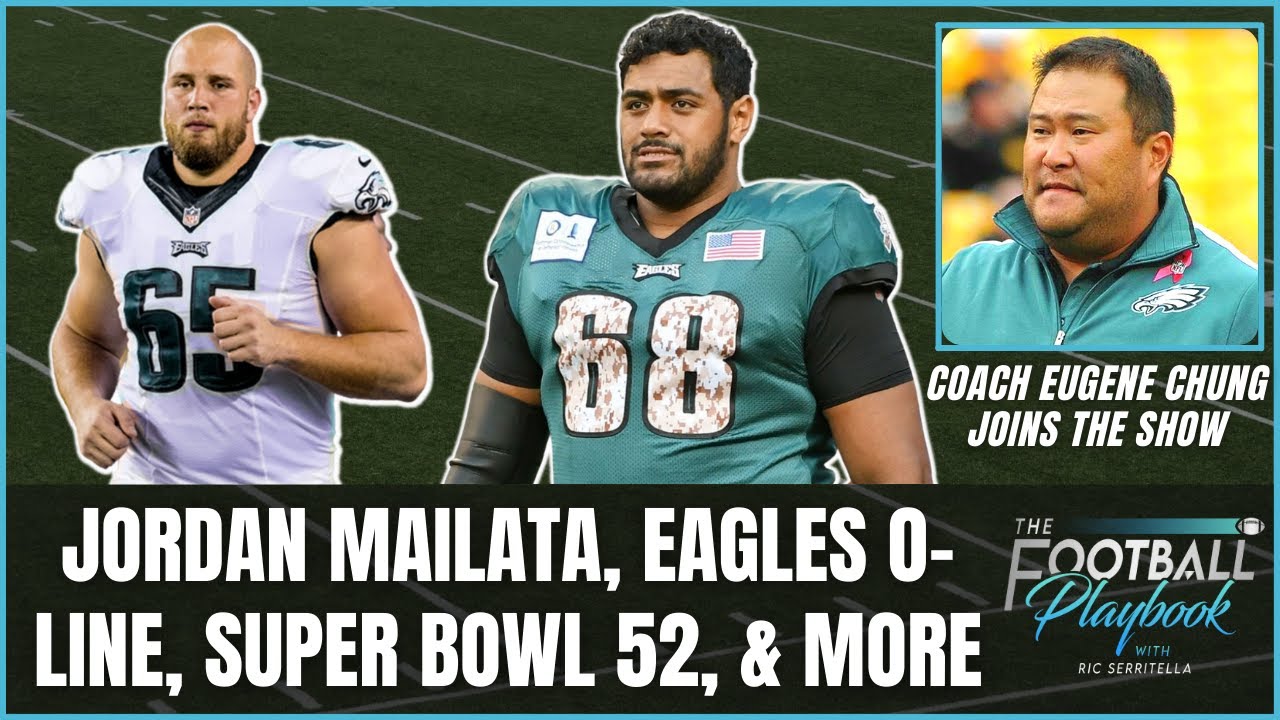 Eugene Chung Talks Training Jordan Mailata, Eagles O-Line, Super Bowl ...