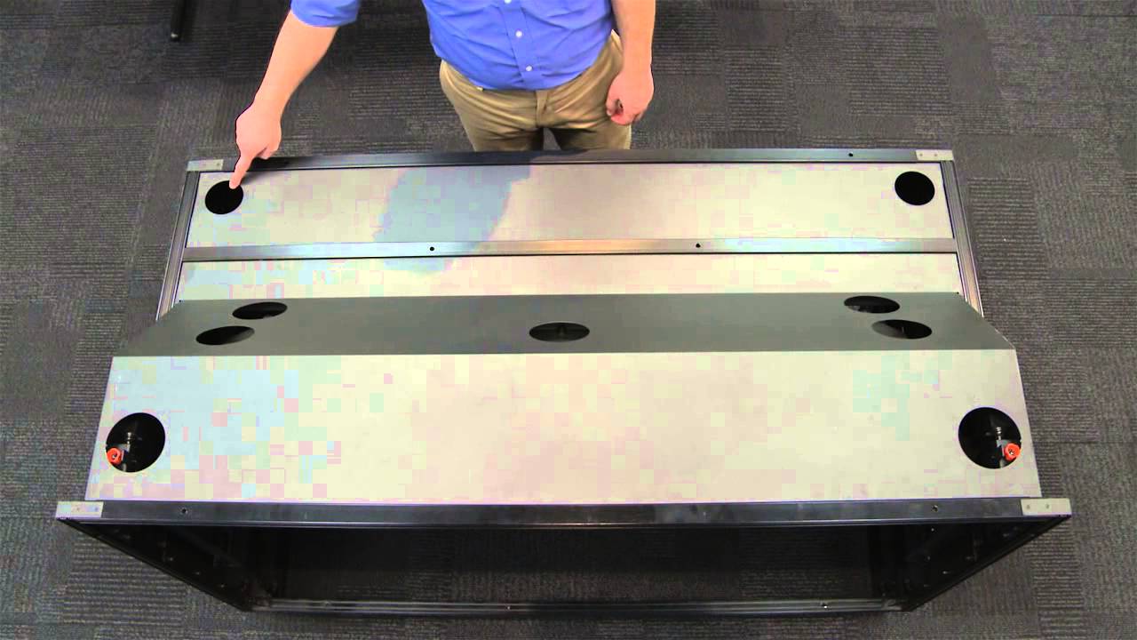 Christie 70" Front Access Display Cube (video 2) - Installing the cube ...