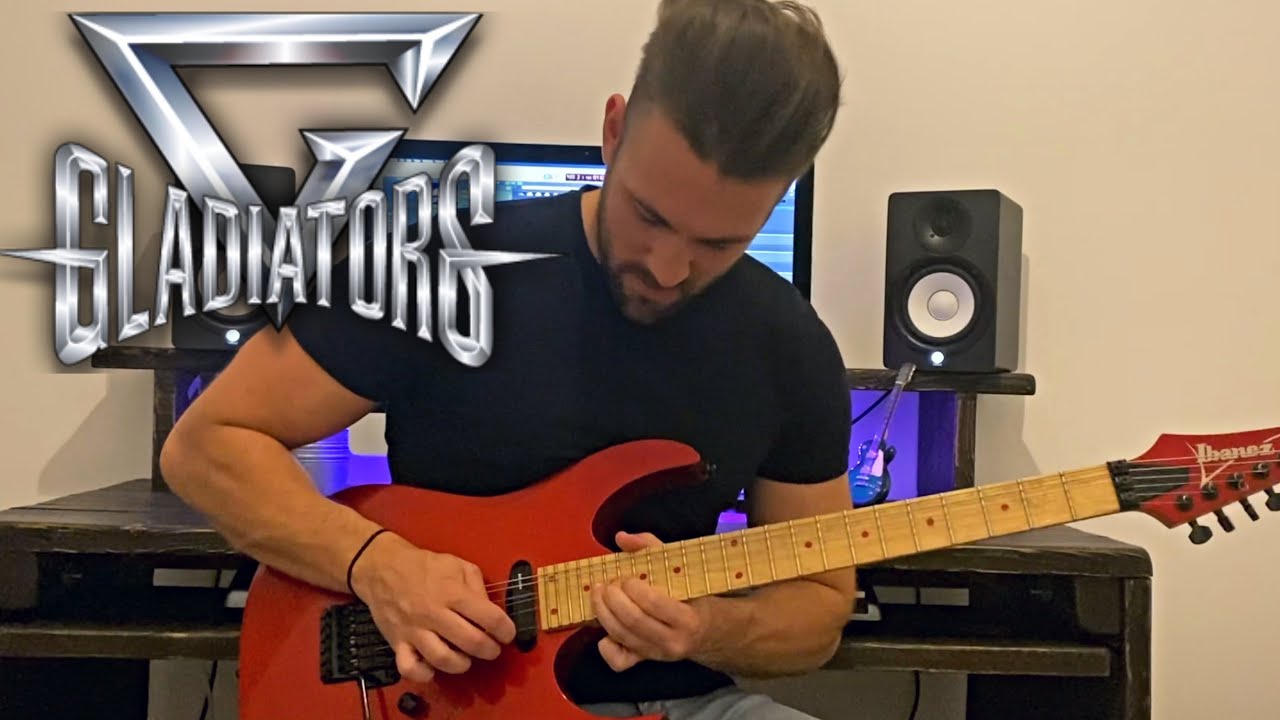 GLADIATORS TV THEME TUNE Guitar Cover (Full Song HD) - YouTube
