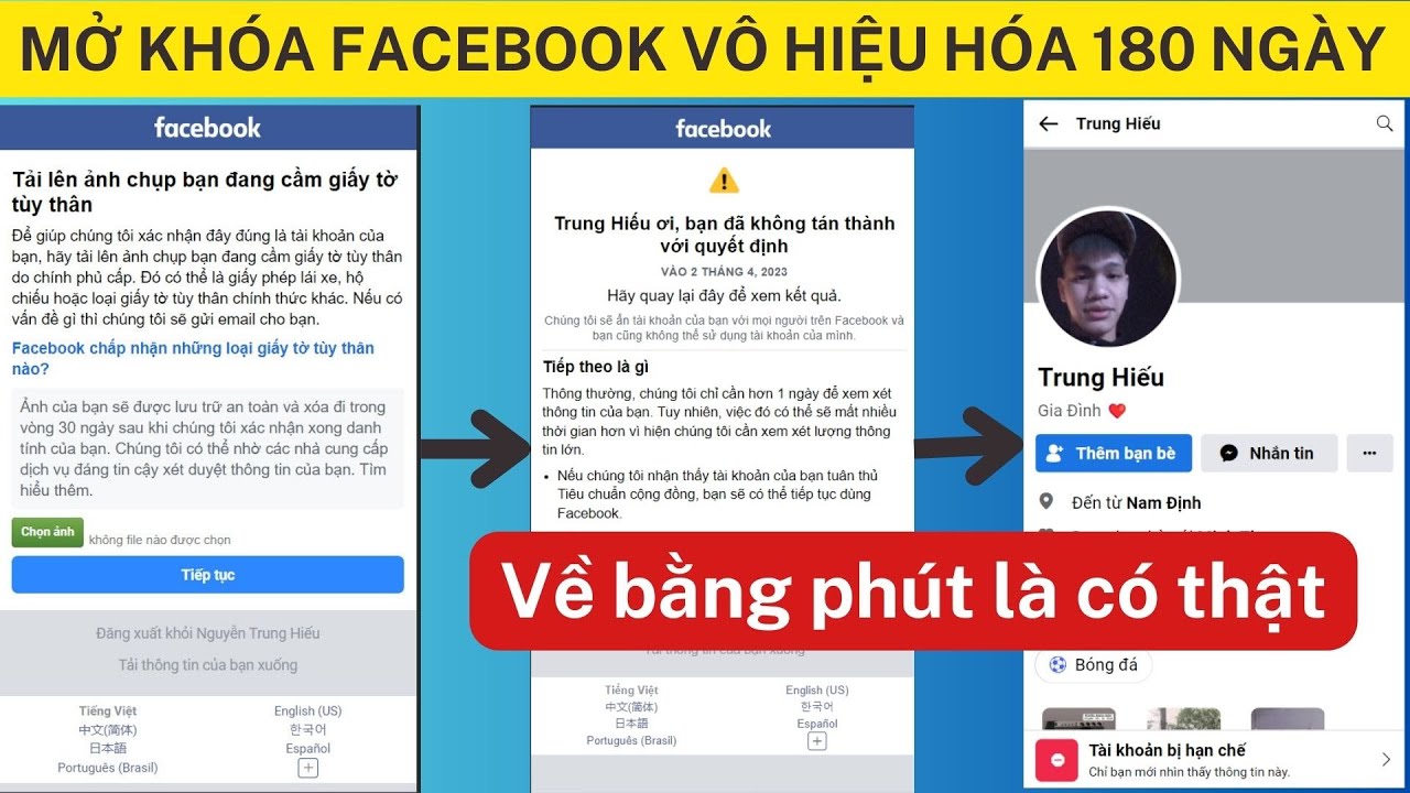 Hướng Dẫn Mở Khóa Facebook Dạng 282 Về Chỉ Bằng Phút | Mở Khóa Facebook ...