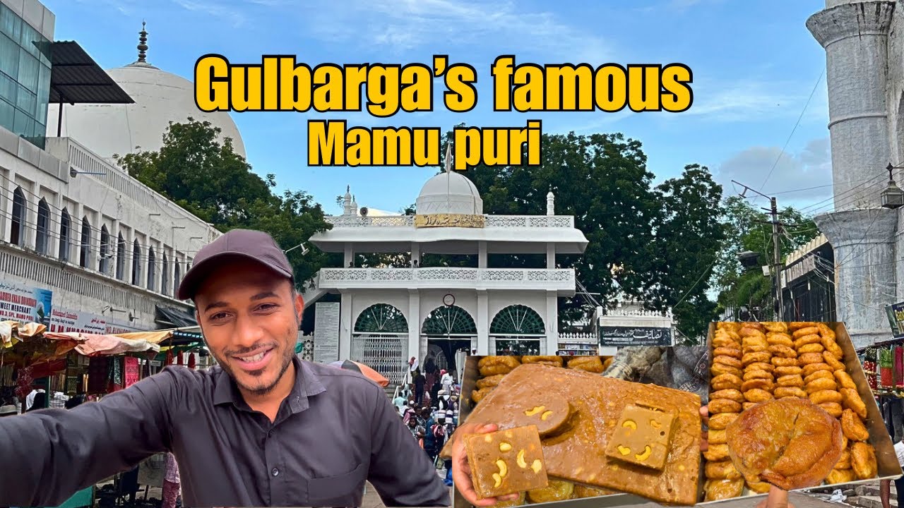 Gulbarga’s world famous sweet Mamu puri | 65 years old shop in Dargah ...
