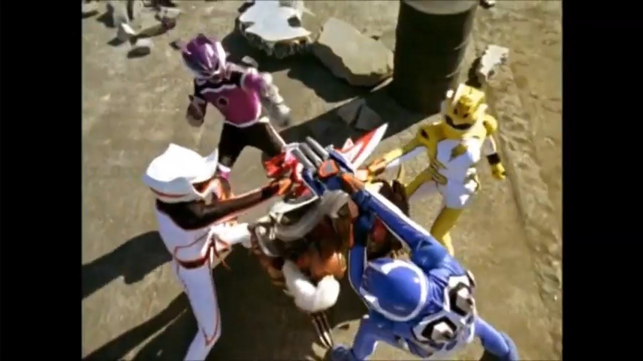 Power Rangers Jungle Fury Rangers VS Grizzaka - YouTube