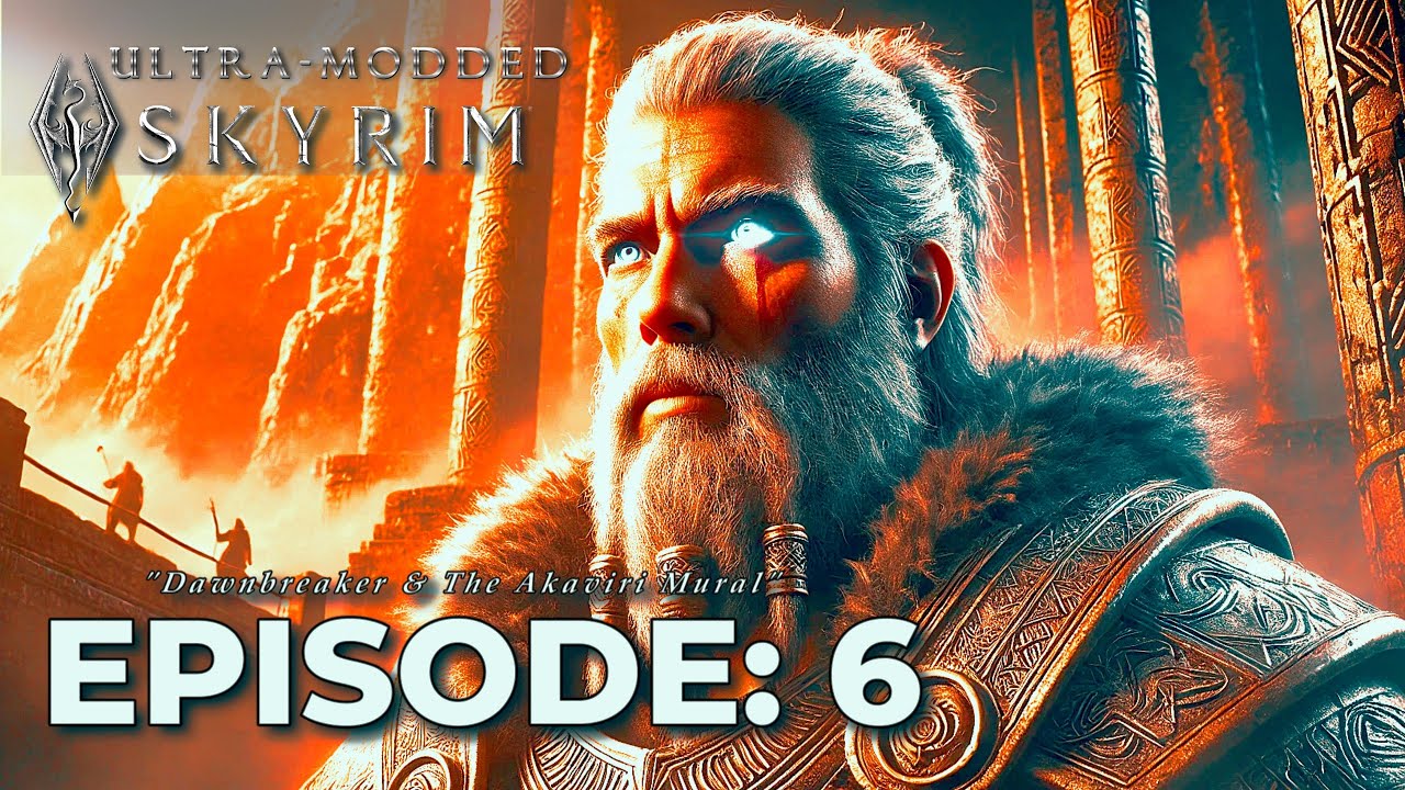 Dawnbreaker & The Akaviri Mural | Skyrim | Ep 6 The Last of the Aurimel ...