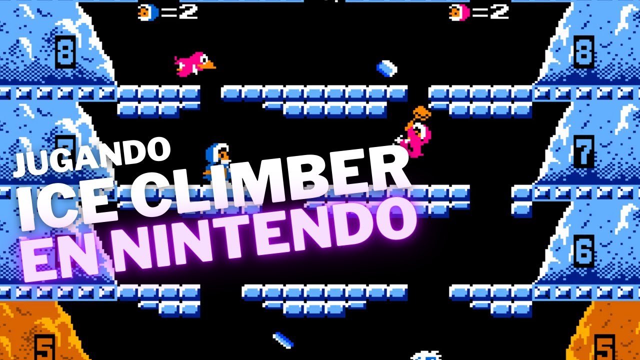 Jugando ICE CLIMBER en NINTENDO NES (1985) 🏔️🎮 - YouTube
