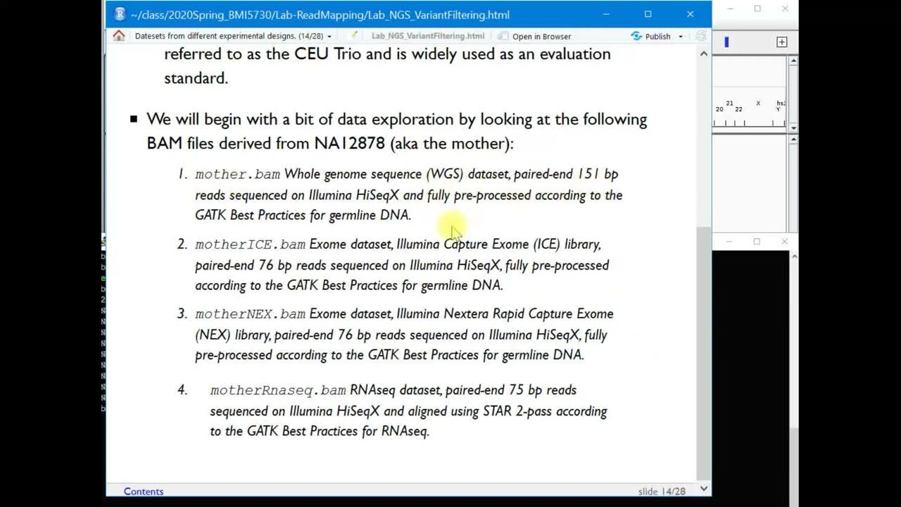Module3 Lec6 GATK part1 - YouTube