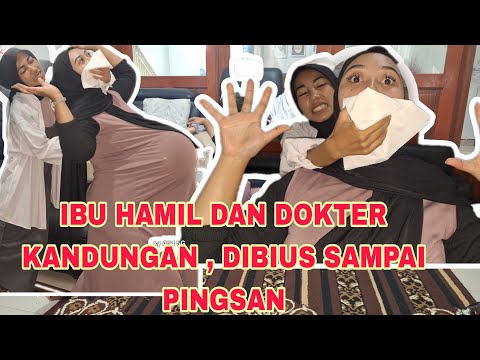DRAMA LUCU IBU HAMIL DAN DOKTER KANDUNGAN DI BIUS  SAMPAI PINGSAN