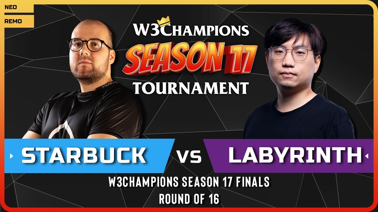 WC3 - [HU] Starbuck vs LabyRinth [UD] - Round of 16 - W3Champions Season 17 Finals - YouTube