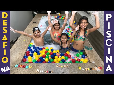 DESAFIO DA PISCINA, ENCONTRE AS LETRAS CORRETA
